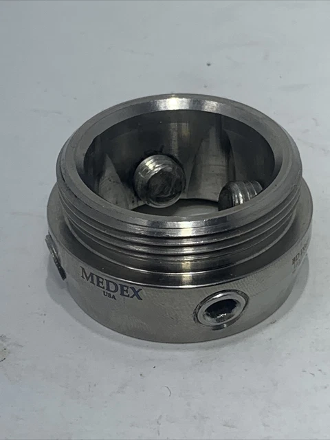 MEDEX THREADED RECEIVER female prosthetic leg adapter component part ...