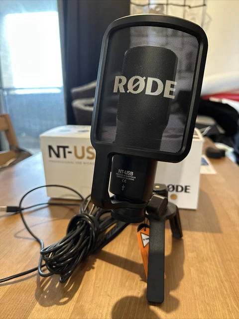 RODE NT- USB Professional Condenser Desktop USB Microphone Pop Filter ...
