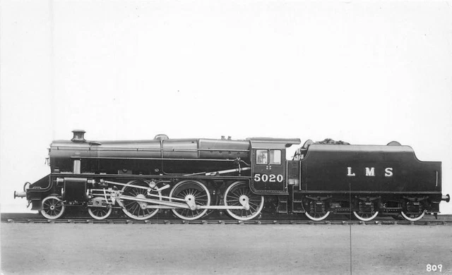 UK LMS RAILWAY Locomotive #5020 RPPC Photo 1950s Postcard 22-4368 £15. ...