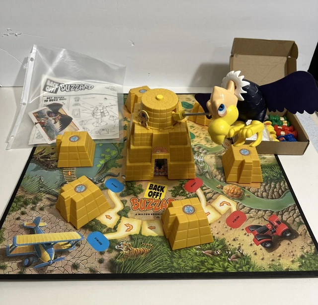 VINTAGE 1990 BACK Off Buzzard MB Board Game 100% Complete. RARE £19.69 ...