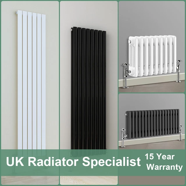 DESIGNER RADIATOR HORIZONTAL Vertical Oval Column Flat Panel ...