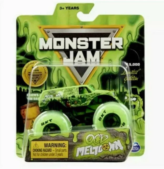 2021 MONSTER JAM Monster Truck OCD MELTDOWN LIMITED 1/5000 GLOW IN DARK ...