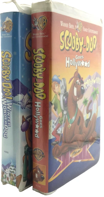 2-VHS TAPES SCOOBY-DOO Goes Hollywood VHS and Scooby Doo Winter Wonder ...