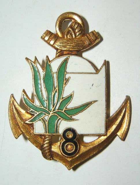 8TH COLONIAL INFANTRY REGIMENT INSIGNIA - Dragon £28.94 - PicClick UK