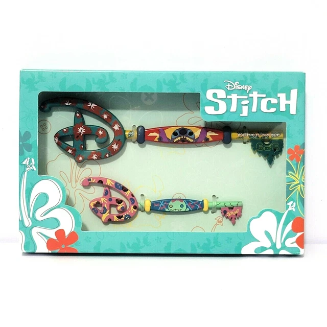 THE DISNEY STORE Stitch and Scrump Collectible Key Set Lilo & Stitch £ ...