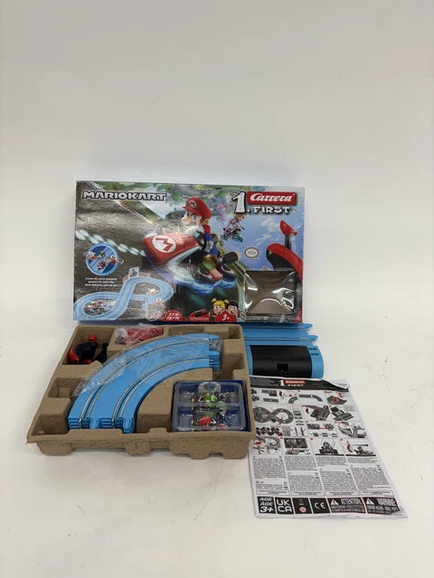 CARRERA FIRST NINTENDO Mario Kart Race Track Set Pre Loved Complete Set ...