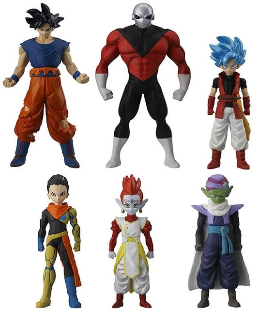 DRAGON BALL HEROES set lot 6 figures skills 01 Jiren Goku avatar Namek ...