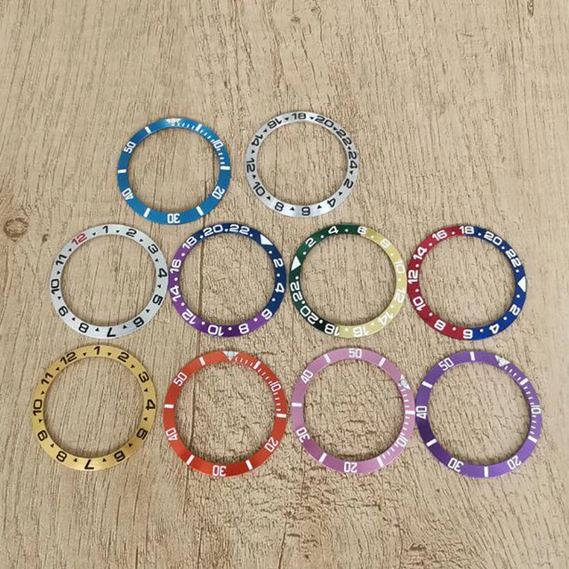 MAGNESIUM ALUMINUM RING Luminous Watch Bezel Ring Insert for 40MM SUB ...