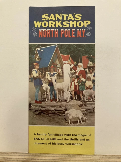 1960'S SANTA'S WORKSHOP Travel Brochure North Pole New York NY EUR 8,96 ...