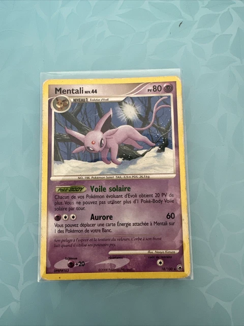 CARTE POKÉMON MENTALI 18/100 Diamant et Perle Aube Majestueuse EUR 1,00 ...