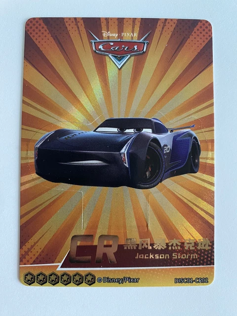 CARD FUN DISNEY 100 Series 1 Pixar Cars CR Jackson Storm DISC01-CR02 $3 ...