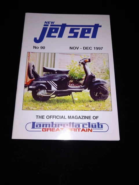 NEW JET SET Magazine Lambretta Lcgb, Issue 90, Nov-Dec 1997. £2.79 ...