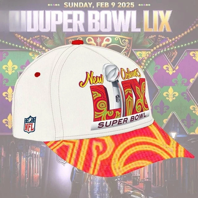 SUPER BOWL LIX New Orleans 2025 Special Edition Classic Cap $35.69 - PicClick CA