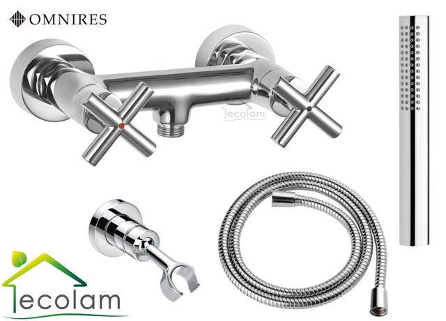 SET SISTEMA DOCCIA Completo Da Intonaco Doccetta Rubinetto Doccia ...