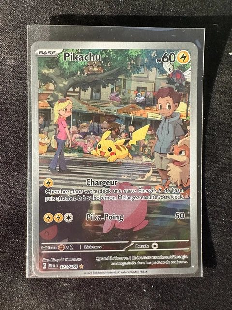 CARTE POKEMON PIKACHU 173/165 Holo Secrète EV3.5 MEW 151 FR NEUF EUR 38 ...
