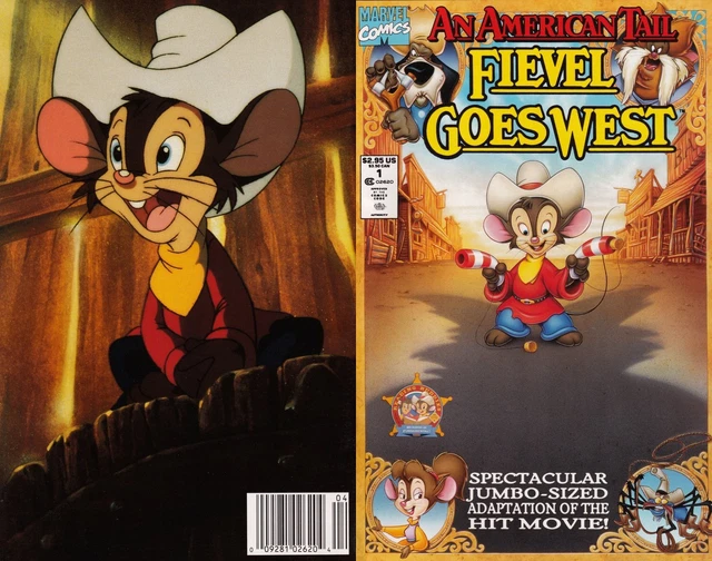 AN AMERICAN TAIL: Fievel Goes West #1 Newsstand Cover (1991) Marvel ...