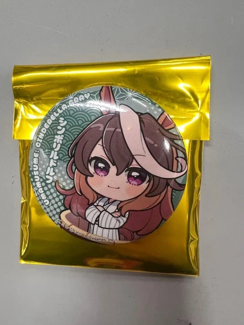 UMA MUSUME CINDERELLA Gray Symboli Rudolf Mini Can Badge Gokurakuyu ...