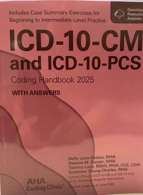 ICD-10-CM AND ICD-10-PCS Coding Handbook, with Answers, 2025 Rev. Ed PAPERBACK £77.81 - PicClick UK