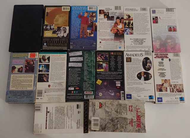 40 VHS MOVIE Lot - Mixed Titles & Genres $99.96 - PicClick CA