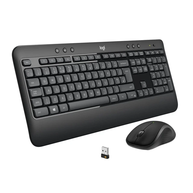 CLAVIER ET SOURIS Logitech 920-008685 Noir Qwerty US EUR 85,69 ...
