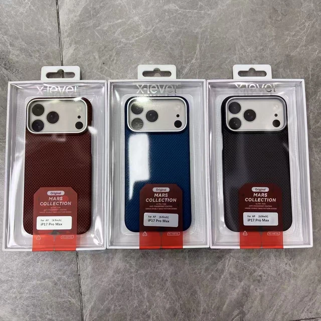 FOR IPHONE 17 Pro Max 17 Original carbon fiber pattern Magnetic Phone ...