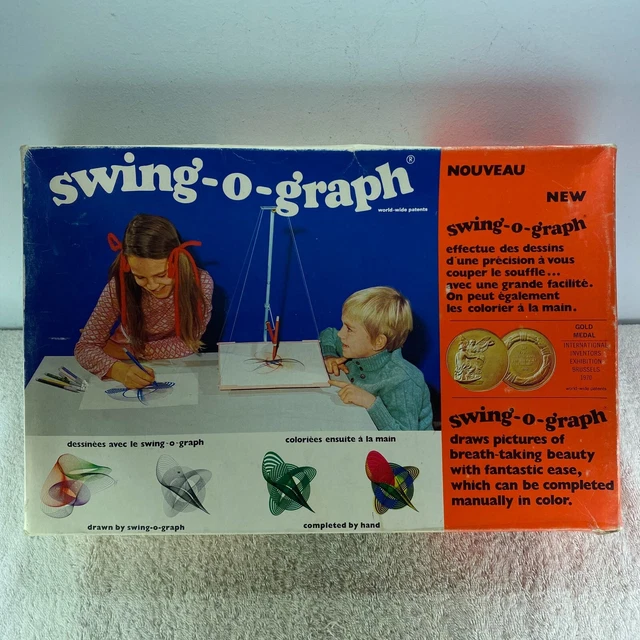 SWING-O-GRAPH GONIS WERKE Germany Vintage Boxed Toy Complete £20.00 ...