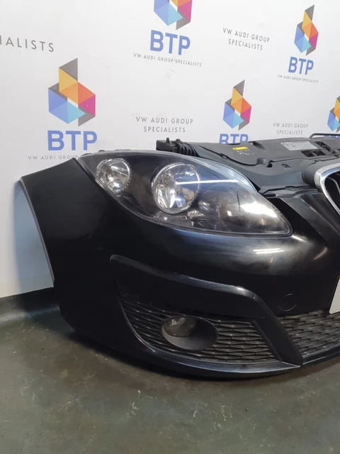 SEAT ALTEA MK2 Complete Front Bumper Headlights Slam Panel Black Lc9Z ...