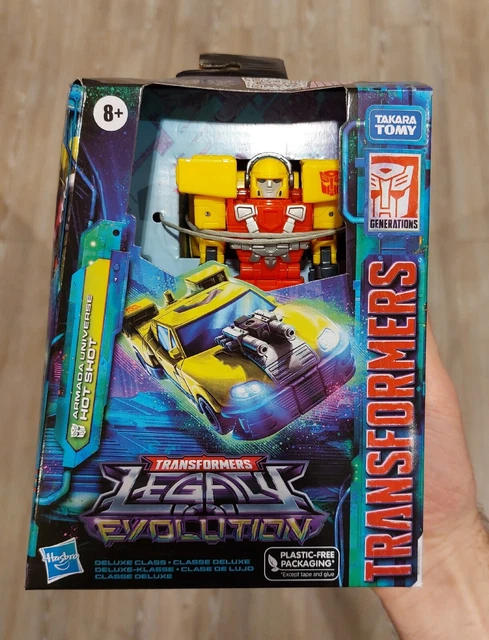 HASBRO TRANSFORMERS LEGACY - Deluxe Class Armada Hot Shot (NEW) in hand ...