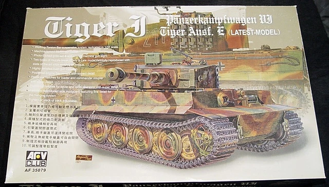 PANZERKAMPFWAGEN VI TIGER. AFV Club AF35079 1:35 Gebr. in OVP +Alu ...