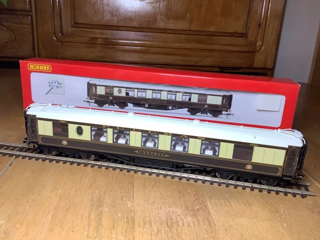 HORNBY R4145 PULLMAN 1st Class Kitchen Car ‘Cynthia’ with Lights £39.99 ...