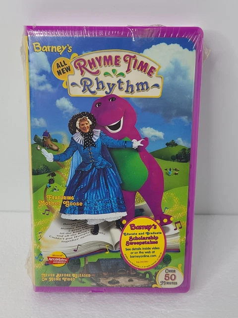 BARNEYS RHYME TIME Rhythm (VHS, 2000) Barney Home Video New Sealed £14. ...