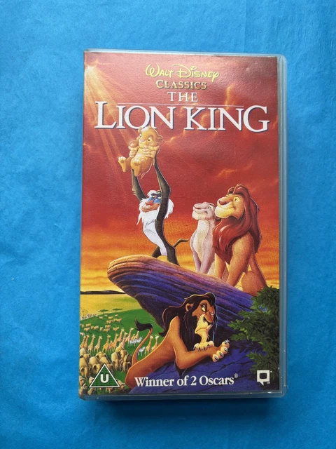 DISNEY CLASSICS VHS - The Lion King - Animated Movie 1994 - Oscar ...