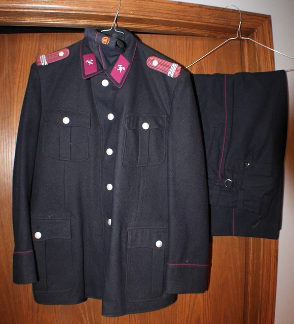 EARLY 1950-1960'S ORIGINAL NVA DDR East German Fire Fighter's Uniform ...