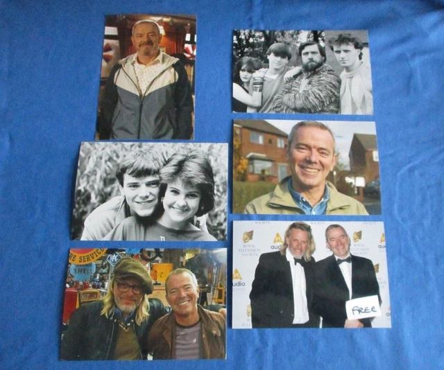 SIMON O'BRIEN RICKY Tomlinson 6x4 Photograph Set. Tv Brookside ...