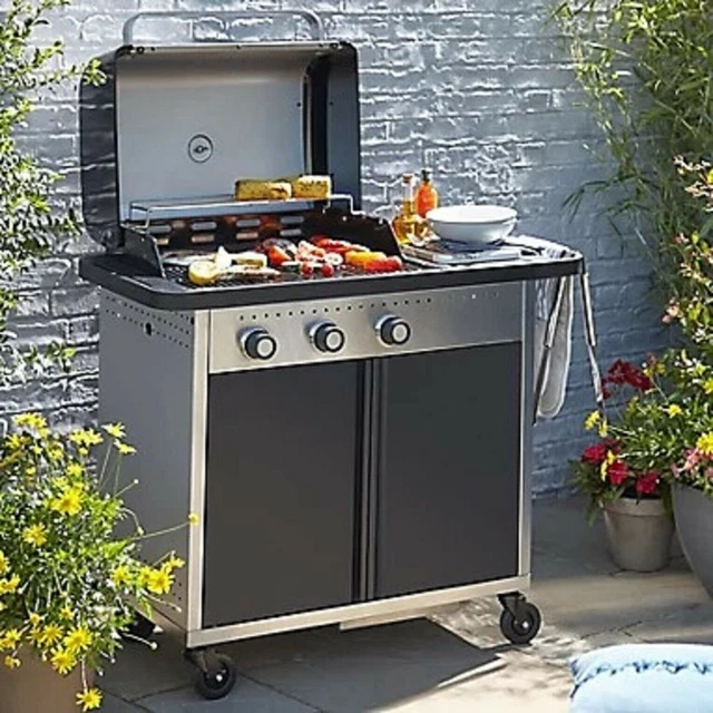 BLOOMA ROCKWELL 310 3 burner Gas Black Barbecue- New 6823 £225.00 ...