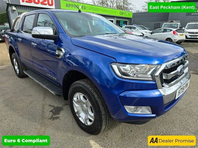 2019 FORD RANGER 2.2 LIMITED 4X4 DCB TDCI 4d 158 BHP IN BLUE WITH ...