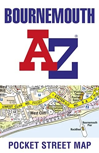 BOURNEMOUTH A-Z POCKET Street Map, A-Z Maps EUR 18,14 - PicClick IT