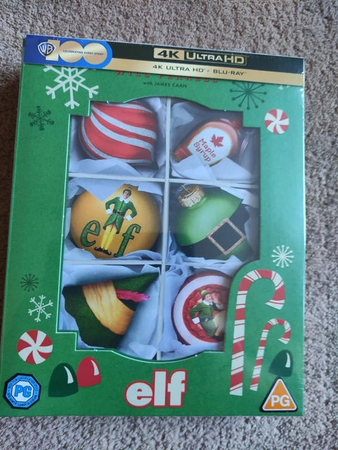 ELF 4K UHD Blu-ray STEELBOOK 20th Anniversary Ultimate Collector's Edition Ultra £59.99 ...