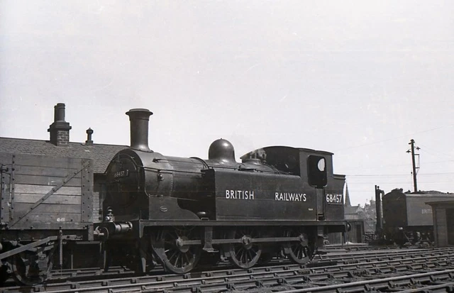 35MM RAILWAY NEGATIVE LNER Steam Loco 68457 Class J83 Haymarket +C ...
