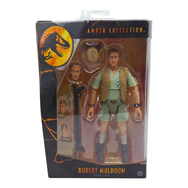 JURASSIC WORLD AMBER Collection Robert Muldoon Figure Mattel 2021 ...