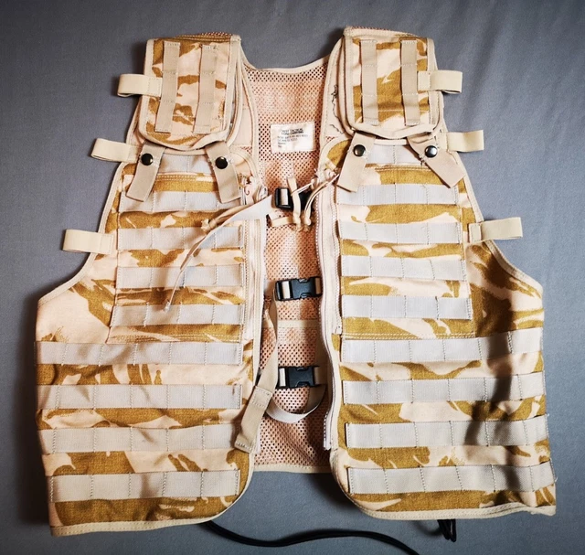 VEST TACTICAL LOAD Bearing Webbing Chest Rig Desert £29.99 - PicClick UK