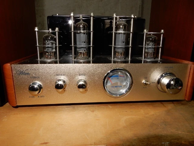 WIEN AV-2030 VACUUM Tube Amplifier With 2 Speakers Used Vintage Audio ...