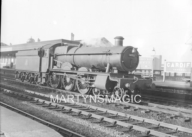 R-45X60MM RAILWAY NEGATIVE 4952 Peplow Hall @ Cardiff 6-9-1953 £3.99 ...