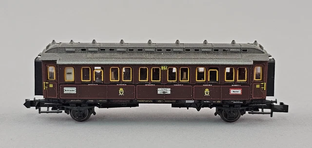 TRIX PRUSSIAN COMPARTMENT Class III With Oberlichtaufbau, K. P. E. V.a ...