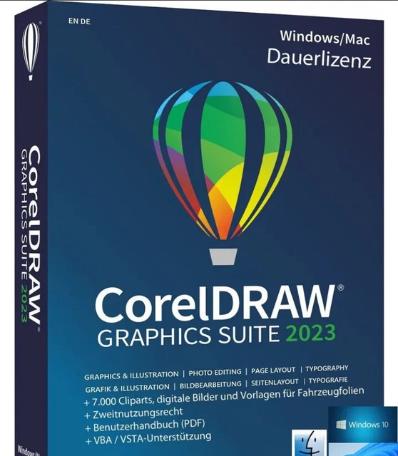 CORELDRAW GRAPHICS SUITE 2023 (PC/Mac) Lifetime EUR 270,00 - PicClick FR