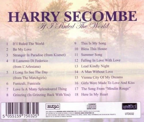 HARRY SECOMBE HARRY SECOMBE - If I Ruled The World (CD) EUR 12,47 ...