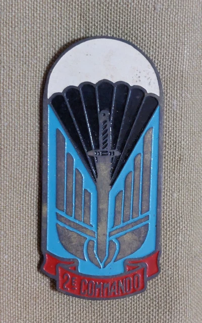RARE INSIGNE COMMANDO parachutiste du Laos . Indochine CEFEO £17.16 ...