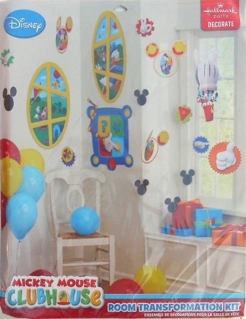 PARTY ROOM DECORATING Kit DISNEY MICKEY MOUSE Transformation Birthday Supplies £19.72 - PicClick UK