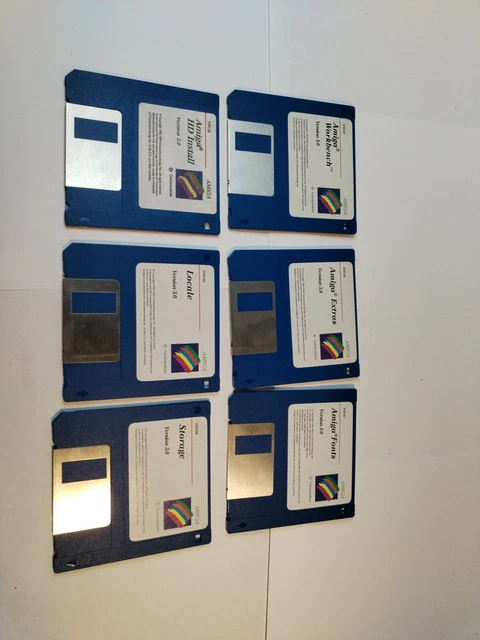 GENUINE COMMODORE AMIGA Workbench 3.0 Discs Set £60.00 - PicClick UK