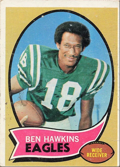 1970 TOPPS BEN Hawkins recrue Philadelphia Eagles #98 EUR 1,10 ...